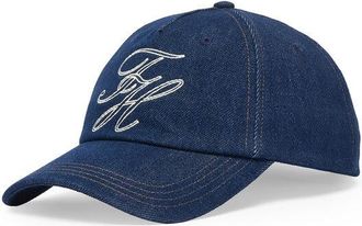 Tommy Hilfiger Cap Th Script Denim AM0AM14551 Dunkelblau