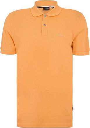 HUGO BOSS Pallas Poloshirt f&uuml;r Herren, Baumwolle, Regul&auml;r (Mittel Orange)