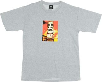 Obey Homme, Tops, Gris, Taille: XL T-shirt Gris Chin&eacute; 30 Ans