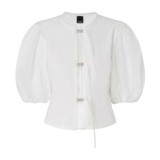 Pinko Rudi Bluse Popeline - - Blouses & Shirts - Damen - Wei&szlig; - S