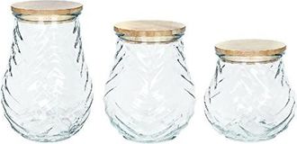 DKD Home Decor Set mit 3 Dosen, Standard