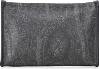 Etro Etro Crossbody Bags - Pouch mit Paisley-Muster - Gr. unisize - in Schwarz - f&uuml;r Damen