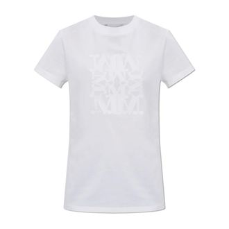 Max Mara Femme, Tops, Blanc, Taille: 42 FR Giovane T-shirt
