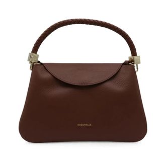 Coccinelle Grained Leather Handbag - - Bags - Damen - Braun - ONE SIZE