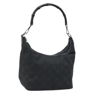 Gucci Pre-owned Nylon Schultertasche - - Pre-owned - Damen - Schwarzk - ONE SIZE