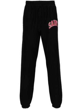 Saint Mxxxxxx pantalon de jogging à logo imprimé - Noir