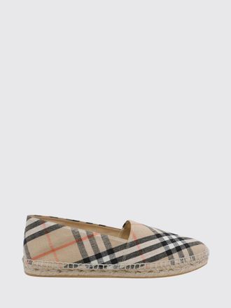 Burberry Mews Espadrilles aus Leinenmischung mit Vintage Check Print