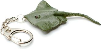 Miniblings Rochen Schl&uuml;sselanh&auml;nger Tauchen Skuba Fisch Manta gr&uuml;n - Handmade Modeschmuck I Anh&auml;nger Schl&uuml;sselring Schl&uuml;sselband Keyring