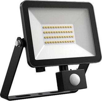 Dotlux Dotlux 3000K schwarz LED-Strahler FLOORslim-sensor, 30W, mit Bewegungsmelder PIR - 3100 lm