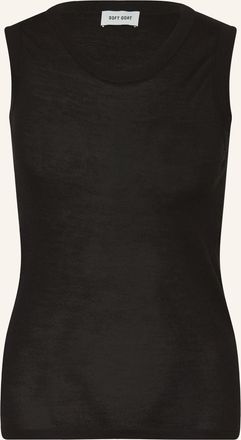 Soft Goat Soft Goat Stricktop Aus Seide Mit Cashmere schwarz