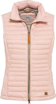 Camel Active Gilet matelassé Court et léger avec Poignets élastiques Vest, Rose, 42 Femme