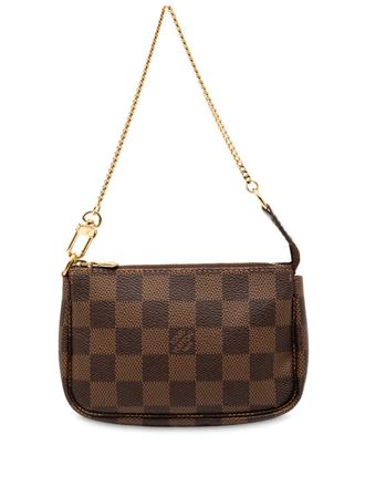 Louis Vuitton mini sac &agrave; main Pochette Accessoires (2011) - Marron