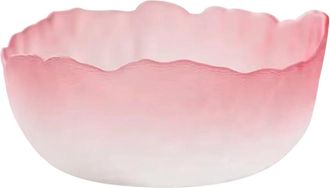 Yardwe Transparente Glas Obstschale Mittelgroße Japanische Lotusfrucht-salat Schale Für Familie Hotel Restaurant Vielseitig Nutzbar Als Dessert Snackschüssel