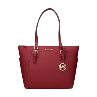 Michael Kors Ledertasche zum Umh&auml;ngen - - Bags - Damen - Rot - ONE SIZE