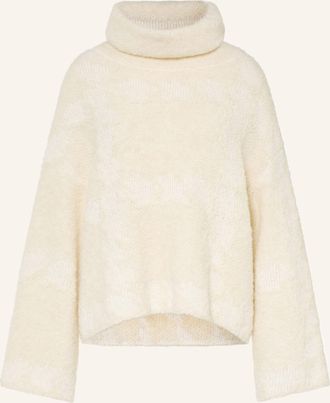 Marc Cain Oversized-Rollkragenpullover weiss