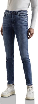 Street One Damen A378448 Jeans im Slim Fit,Blau,25