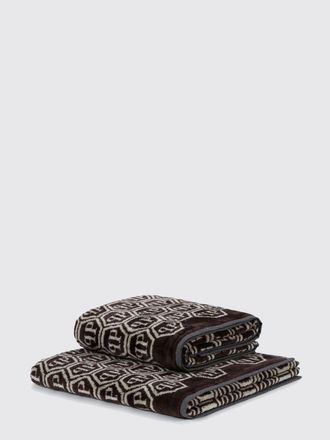 Philipp Plein Set de 2 serviettes en &eacute;ponge de coton avec logo Hexagon jacquard