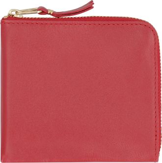 Comme Des Gar&ccedil;ons Smooth Leather Coin Wallet - Red