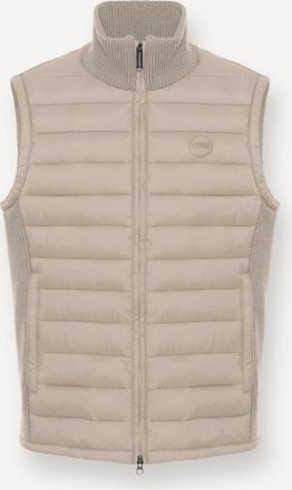 Colmar Gesteppte Hybrid-Weste mit gestrickter Rückseite in