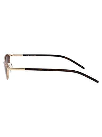 Alexander McQueen AM0563S Cat-Eye Metal Sunglasses - Gold