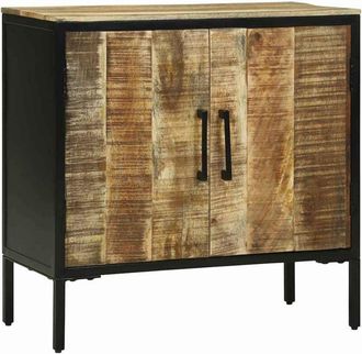 vidaXL Vidaxl - Buffet Marron 70 x 35 x 70 cm Bois de manguier massif