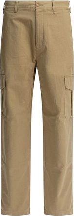 Vince Homme, Pantalons, Beige, Taille: W33 Pantalon Cargo en Coton et Lin