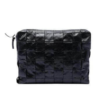 Bottega Veneta Pre-owned Gewebte Leder Clutch - - Pre-owned - Damen - Schwarzk - ONE SIZE