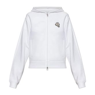 Moncler Damen, Sweatshirts & Hoodies, Wei&szlig;, MGr&ouml;&szlig;e