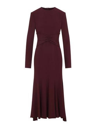 Alberta Ferretti Robe Au Genou - Rouge