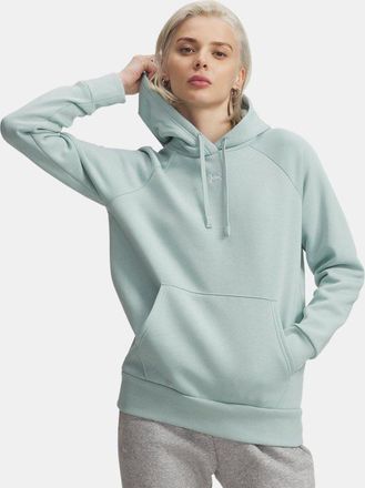 Under Armour Rival Fleece Hoodie f&uuml;r Damen Enamel Blau / Wei&szlig; XL