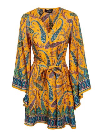 Etro Robe Au Genou - Orange