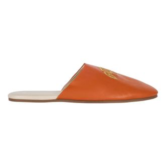GCDS Gcds, Femme, Chaussures, Orange, Taille: 40 EU Mules avec logo
