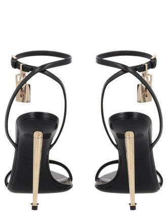 Tom Ford Goat Leather Heeled Sandal - Black
