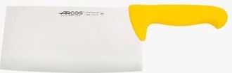 Arcos Fleischermesser Nitrum Edelstahl mit Klinge von 220 mm - Professionelles Fleischermesser, Ergonomischer Griff aus Polypropylen - Gelb, Serie 2900