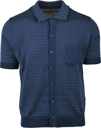 Rakk&igrave; Homme, Chemises, Bleu, Taille: L Cardigan a Polo