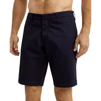 Fay Marineblaue Baumwollshorts Lockerer Schnitt - - Shorts - Herren - Blau - W32
