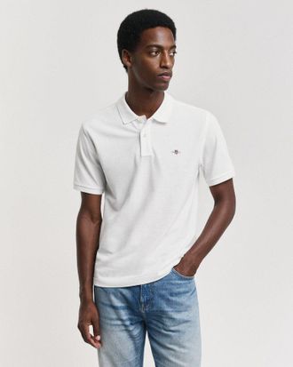 GANT Poloshirt REG EMB ARCHIVE SHIELD POLO Mit Schlitzen an der Seite