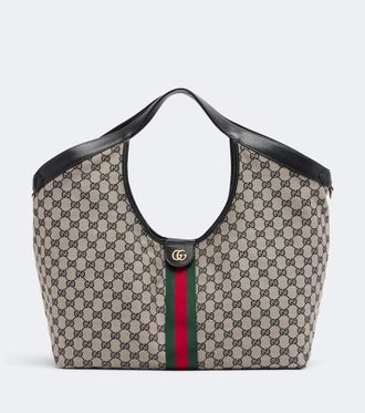 Gucci Tote Bag Gucci Giglio Large GG aus Canvas