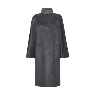 Max Mara Lilia Midi Cardigan Mantel - - Coats - Damen - Grau - XS