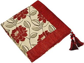 Riva Paoletti Riva Home Mayflower Überwurf (145x180cm) (Rot)