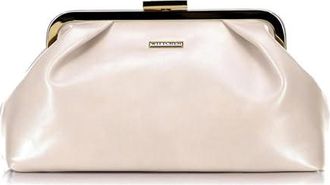 Wittchen Sac à main vintage pour femme | format mini en similicuir | avec chaîne décorative | petit sac élégant | Sac à bandoulière crème