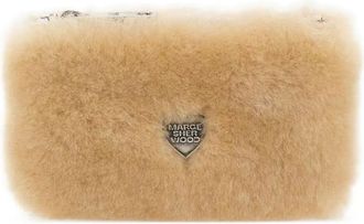 Marge Sherwood portefeuille zippé à design texturé - Tons neutres