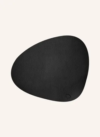 Lind DNA Linddna Tischset Curve L Aus Leder schwarz