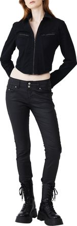 LTB Jeans Jeans Damen Molly M Jeans, Black Coated Wash 2835, 27W / 34L