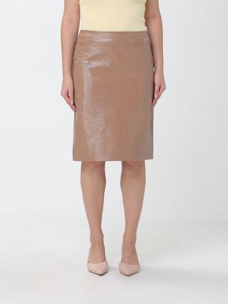 Courr&egrave;ges Jupe Femme couleur Marron