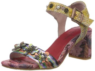 Laura Vita Damen HECO 02 Peeptoe Sandalen, Rot (Rouge Rouge)