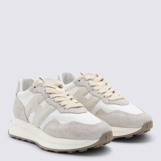 Hogan Womens Sneakers Bianco-Beige _cover Tex Le Sole El Bianco/beige