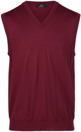 Peter Hahn Pullunder V-Ausschnitt Peter Hahn rot