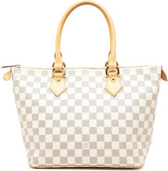 Louis Vuitton sac à main Damier Azur Saleya PM (2007) - Blanc