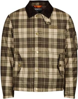 Bombers Original Blouson imprim&eacute; &agrave; col contrast&eacute;